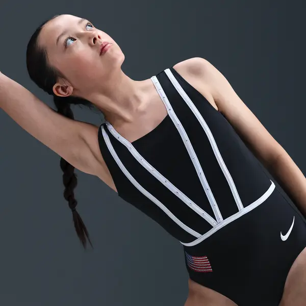 Nike Gymnastics Stars At Midnight Leotard