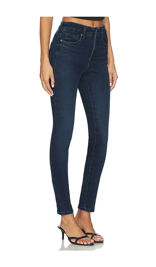 Good American Soft Tech Good Legs Skinny Jeans - Blue