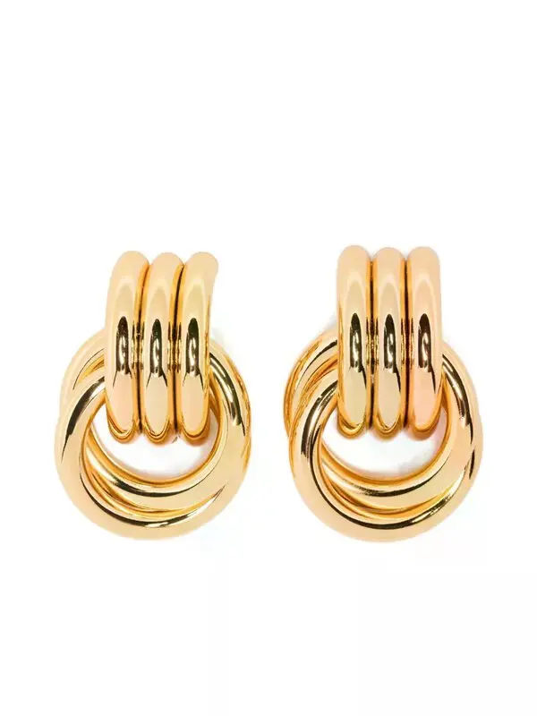 HEAVEN MAYHEM Mini Knot Earrings - Gold
