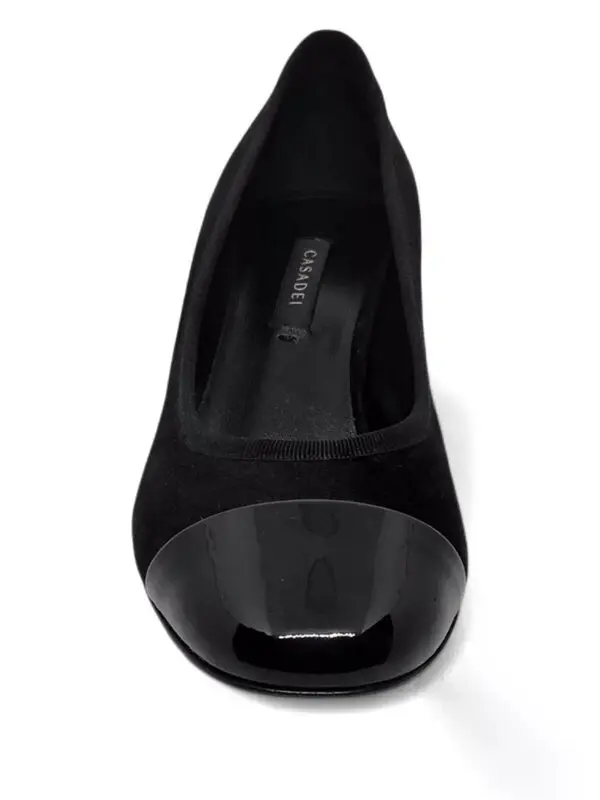 Casadei Cap-toe Block-heel Pumps