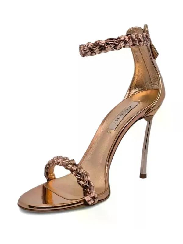 Casadei Beaded Heeled Sandals