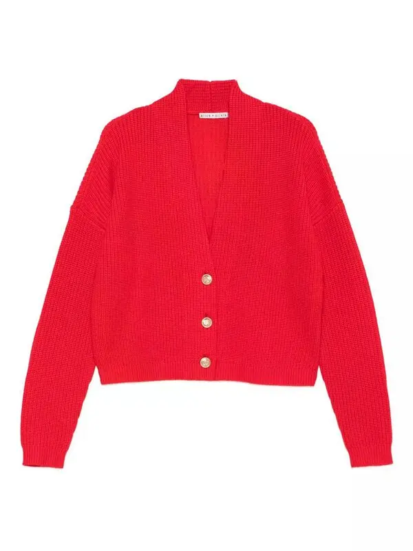 Alice + Olivia V-neck Merino Wool Cardigan