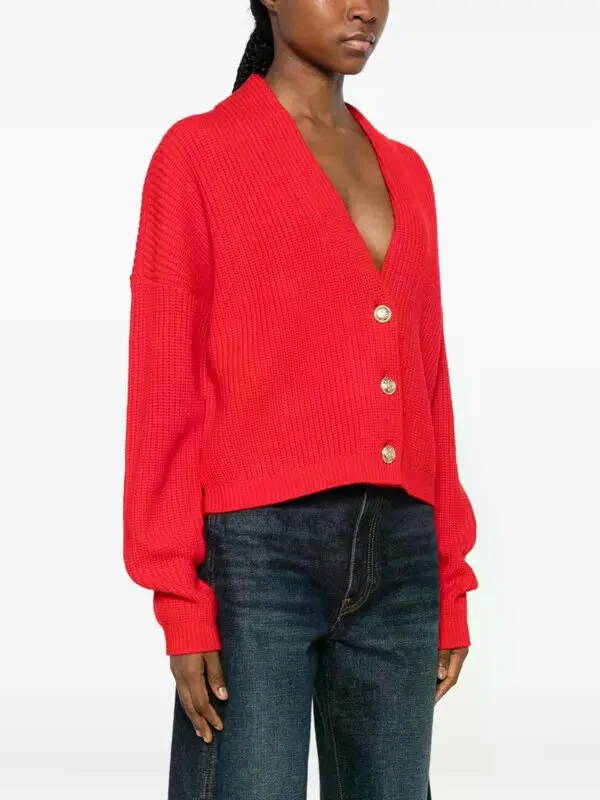 Alice + Olivia V-neck Merino Wool Cardigan
