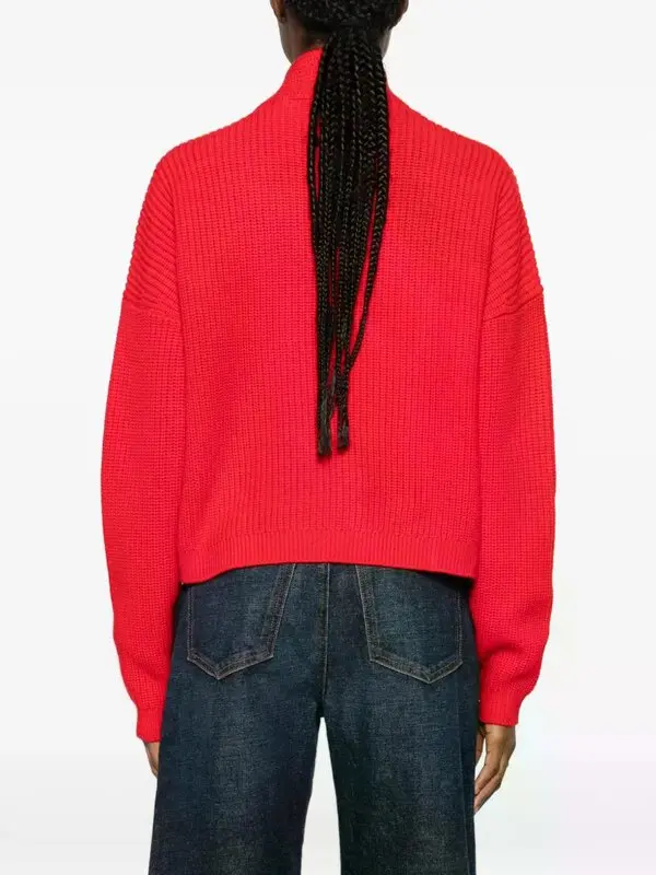 Alice + Olivia V-neck Merino Wool Cardigan