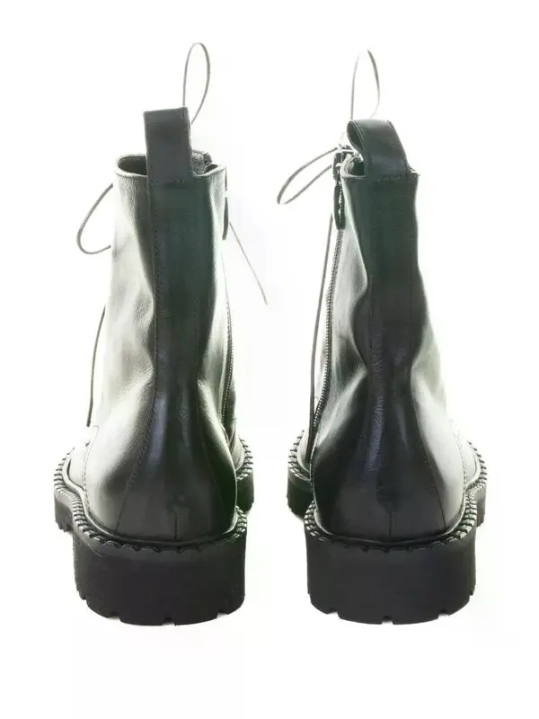LAURA B Lace-up Ankle Boots