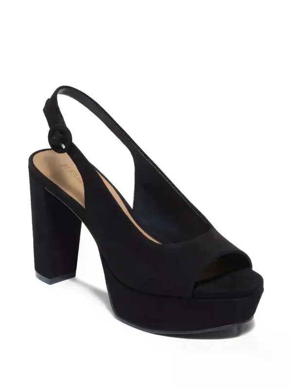 Bernardo 90mm Vega Peep-toe Platform Pumps - Black
