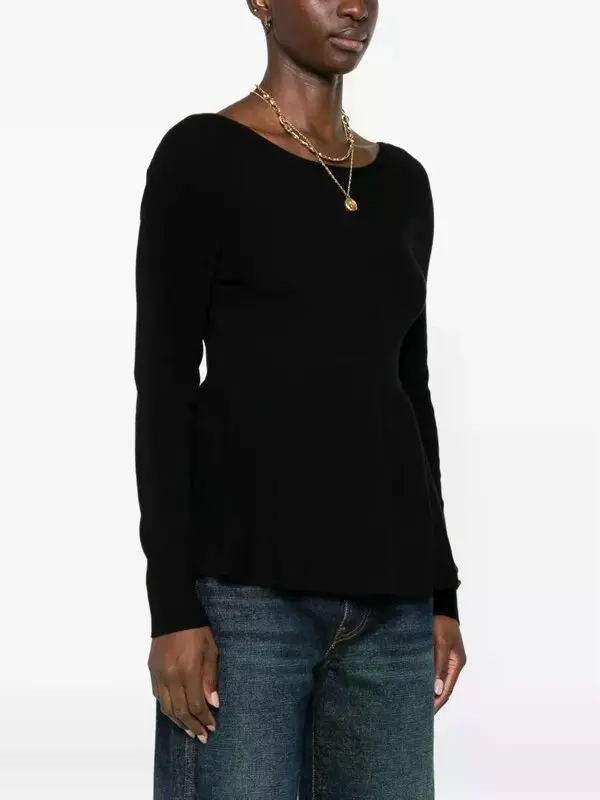 Ba&sh Scoop-neck Ribbed Sweater