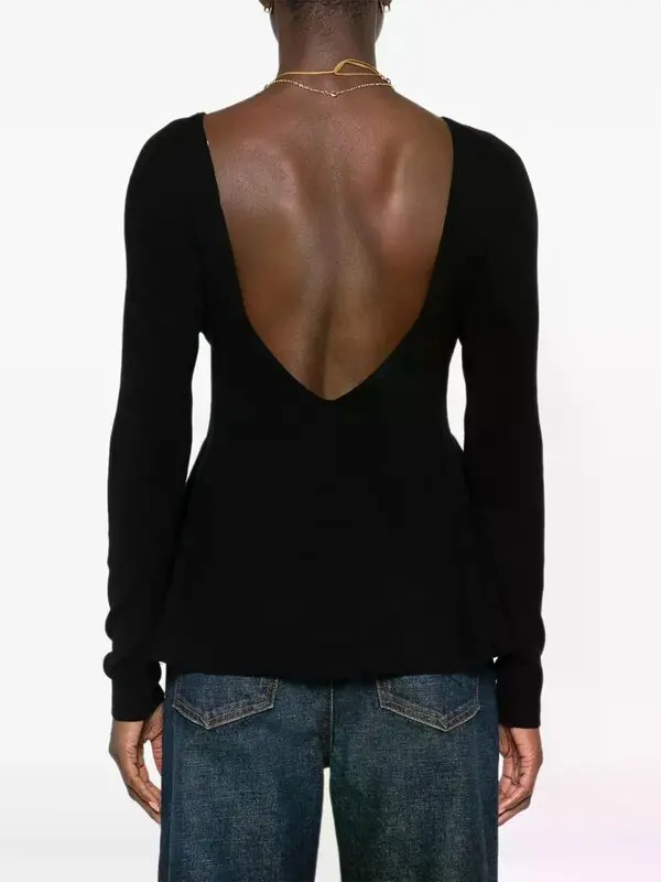 Ba&sh Scoop-neck Ribbed Sweater