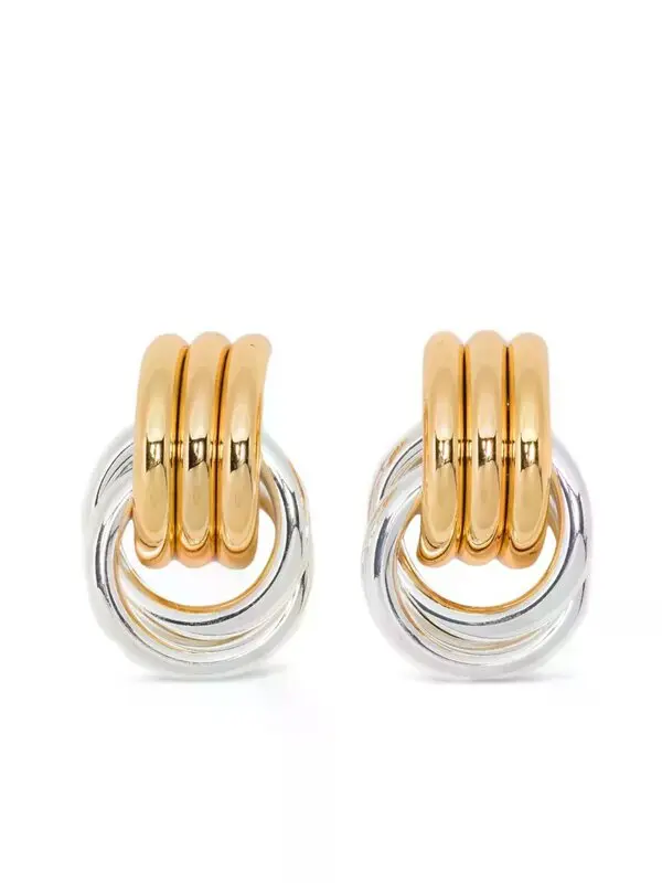 HEAVEN MAYHEM Micro Knot Earrings - Gold