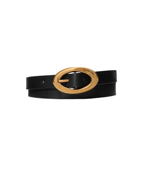 Michael Kors Leather Belt - Black