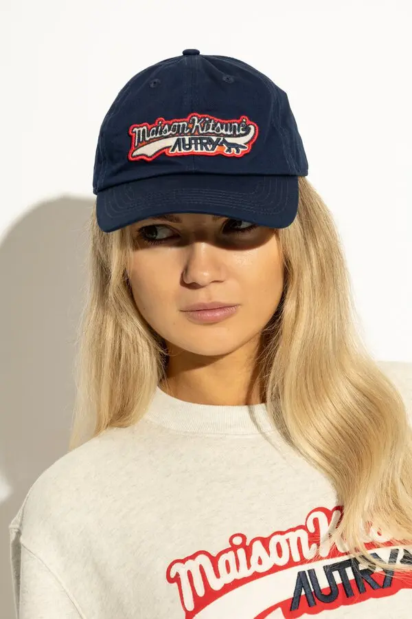 AUTRY X Maison Kitsuné Cap - Navy Blue