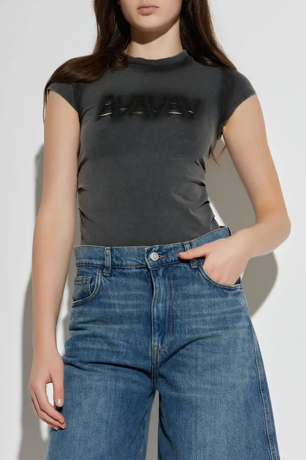 AVAVAV Logo T-shirt - Black