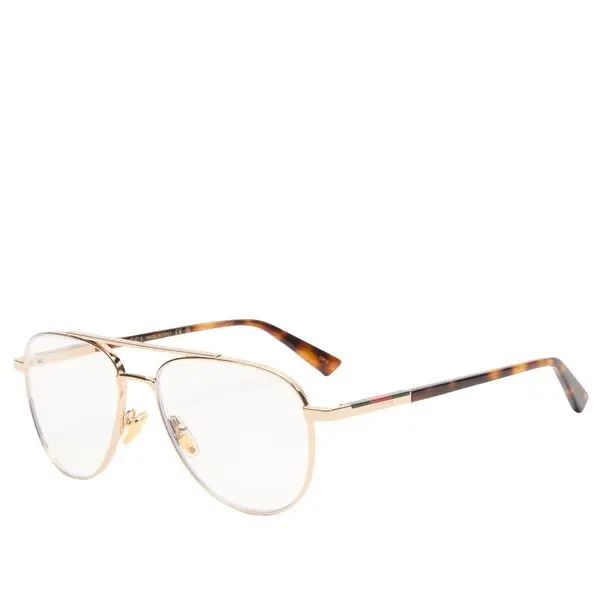 Gucci Gg1962s Sunglasses - Gold/havana/transparent