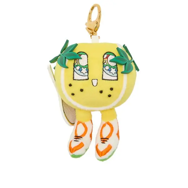 Casablanca Tennis Mascot Plush Charm - Yellow