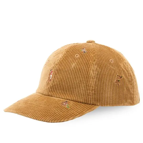 Ralph Lauren Corduroy Duck Cap - Golden Brown