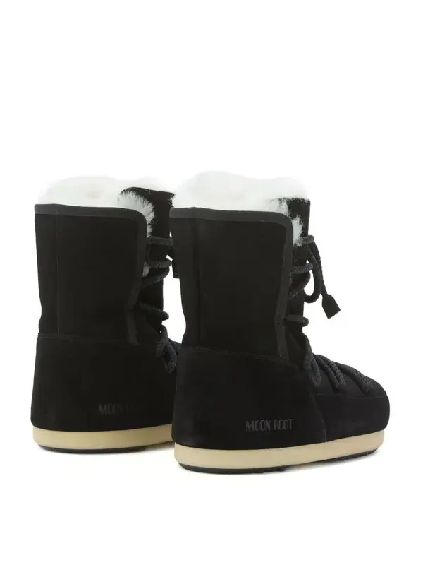 Moon Boot Evx Suede Shearling Boots