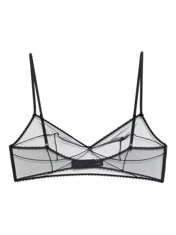 Kiki De Montparnasse Perle Longline Bra - Black