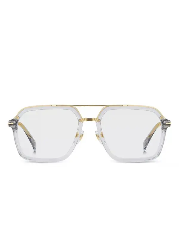 DB EYEWEAR BY DAVID BECKHAM Square-frame Glasses - Grey