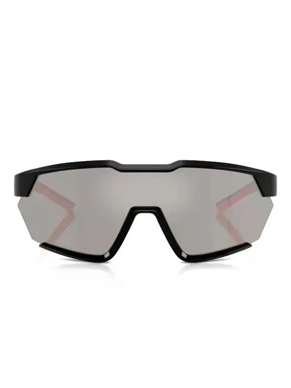 SCUDERIA FERRARI Geometric Frame Sunglasses - Black