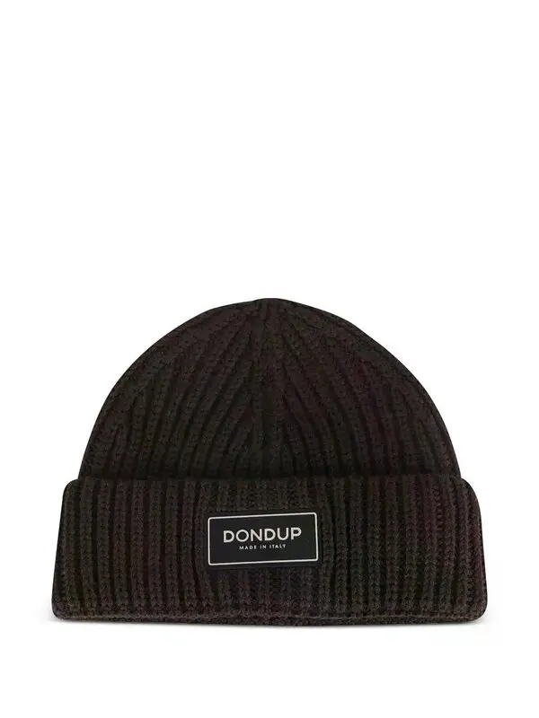 DONDUP Ribbed Beanie - Brown