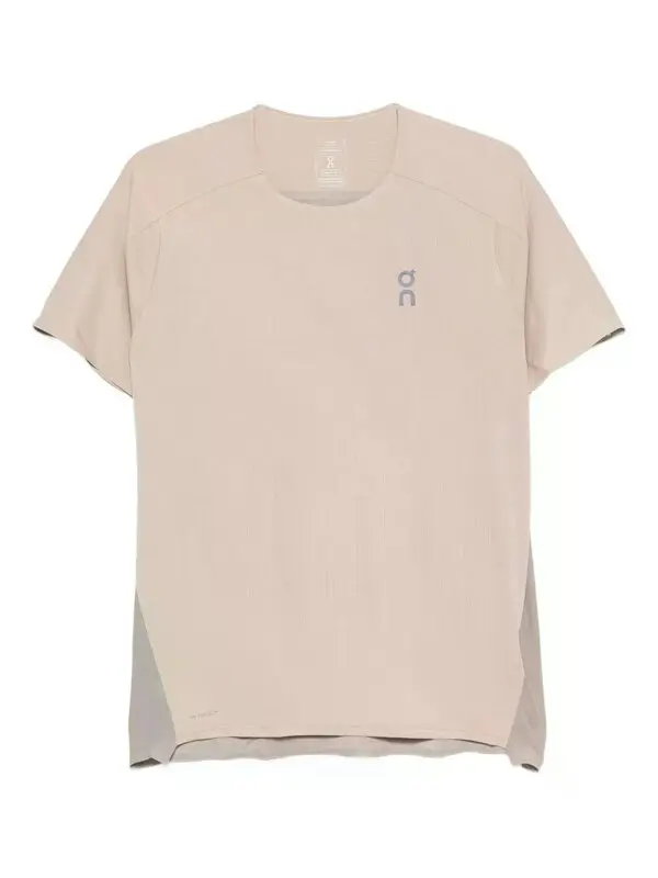 On Panelled T-shirt - Neutrals