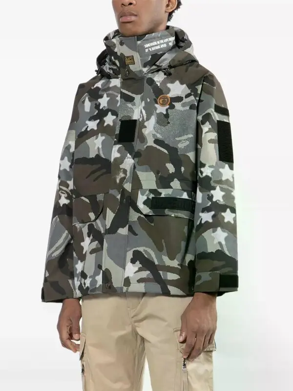 AAPE BY *A BATHING APE Logo-patched Jacket