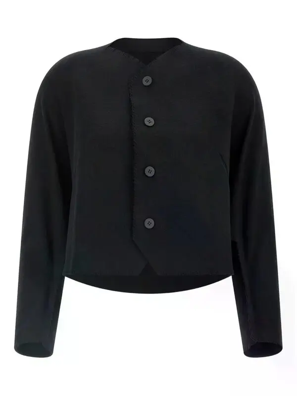 Issey Miyake Campagne Button Cardigan