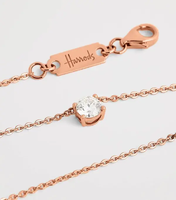 Harrods Chain And Diamond Necklace