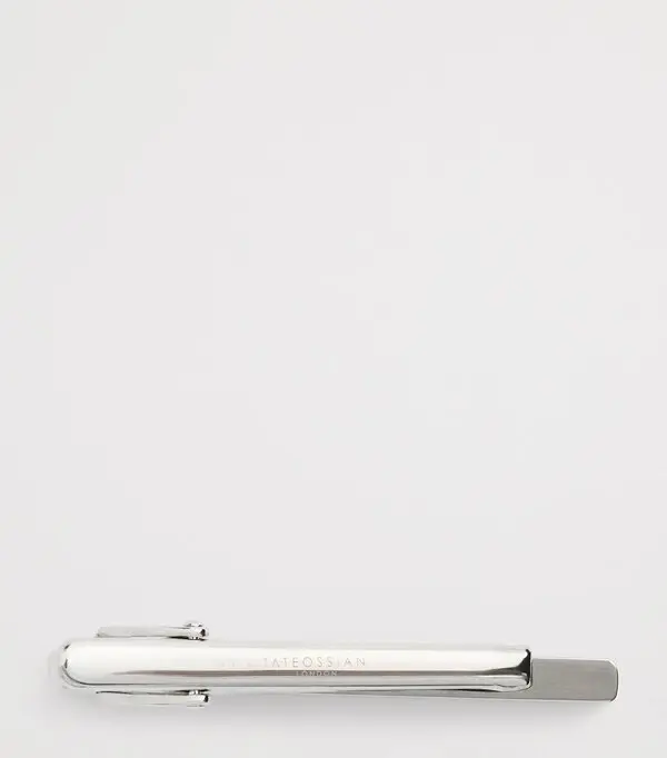 Tateossian Sterling Silver Tie Clip