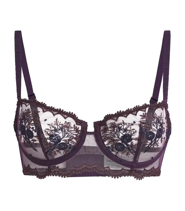 Simone Perele Intrigue Half-cup Bra - Purple