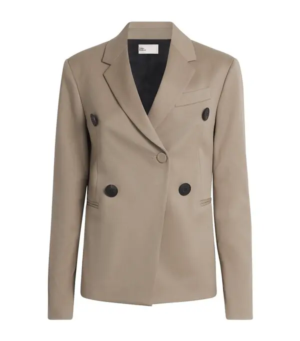 Tory Burch Wool-blend Double Breasted Blazer