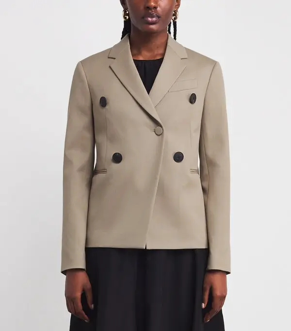 Tory Burch Wool-blend Double Breasted Blazer