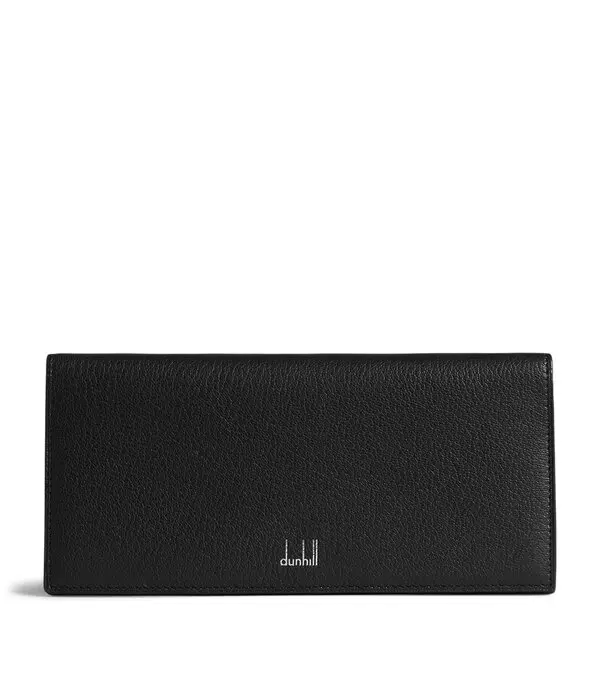 Dunhill Goatskin Duke Fine Coat Wallet - Black