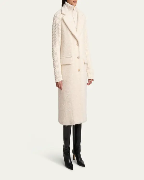 Gabriela Hearst Charles Boucle Coat
