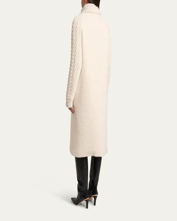 Gabriela Hearst Charles Boucle Coat