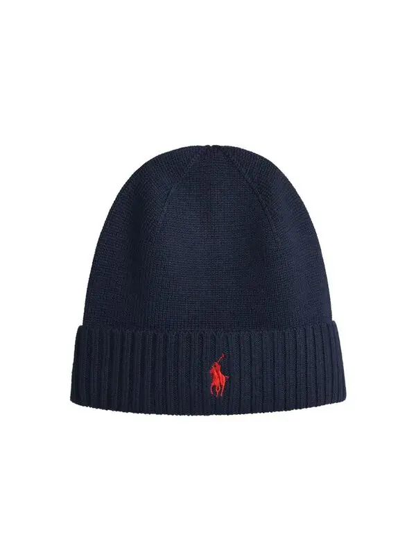 Polo Ralph Lauren Wool Beanie - Navy