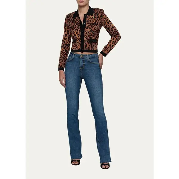 L'Agence Western Toile Osiris Jacquard Cardigan - Tan Multi