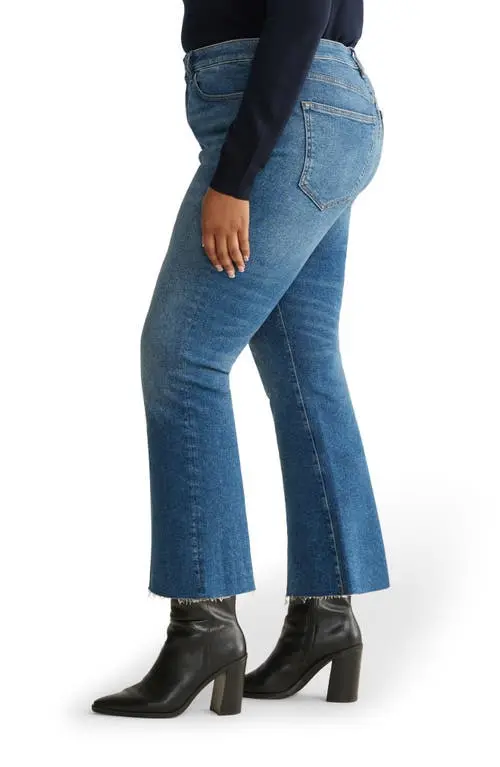 Warp + Weft Nao Raw Hem Crop Bootcut Jeans