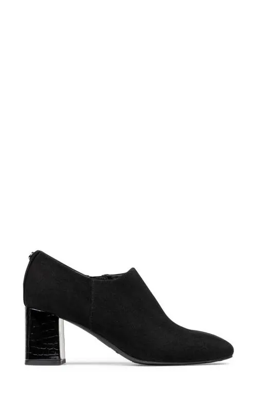 DONALD PLINER Pleeze Block Heel Bootie - Black