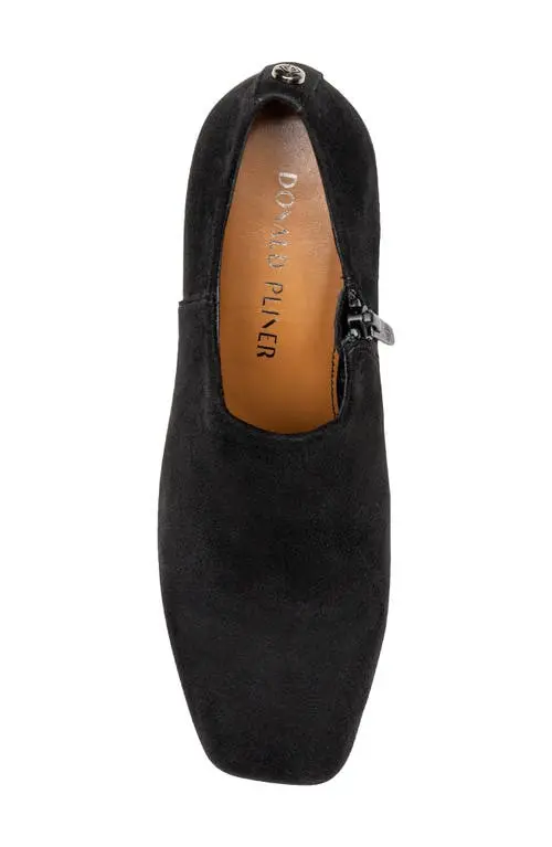 DONALD PLINER Pleeze Block Heel Bootie - Black