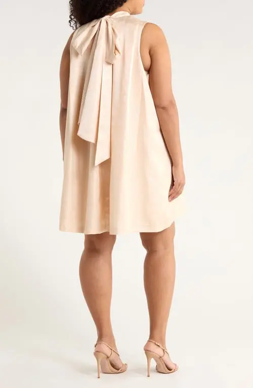 SUGARLIPS Keyla Satin Trapeze Dress