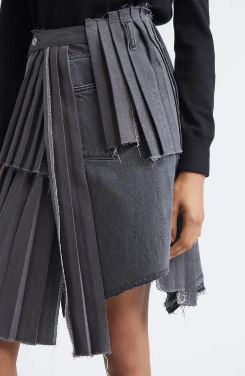 KURO Remake Mark Xv Denim Skirt