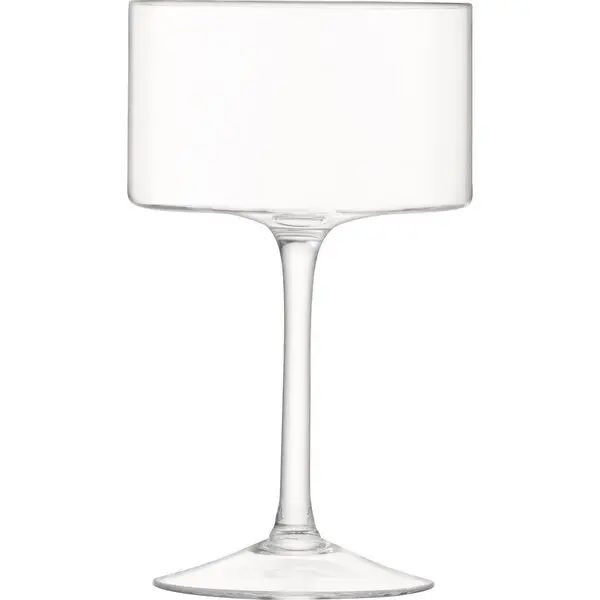 LSA Otis Set Of 2 Champagne/cocktail Glasses - Clear
