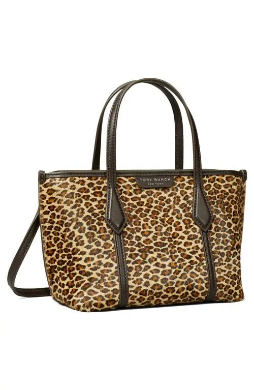 Tory Burch Mini Perry Leopard Calf Hair Tote - Leopard Multi