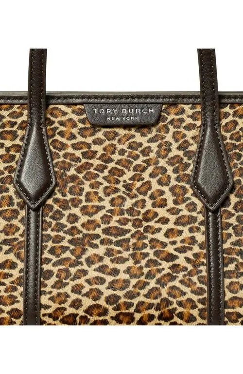 Tory Burch Mini Perry Leopard Calf Hair Tote - Leopard Multi