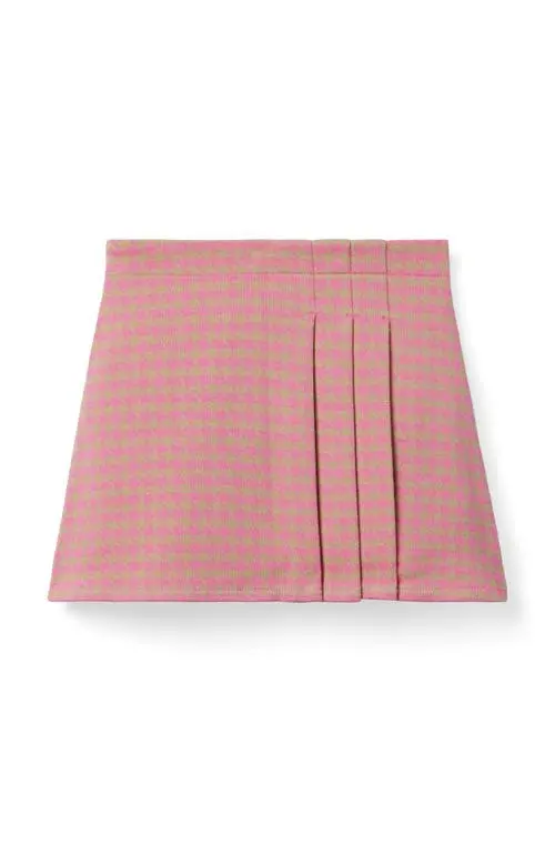 Janie And Jack Houndstooth Pleated Skirt