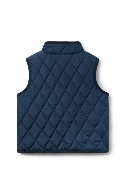 Janie And Jack Quilted Corduroy Vest