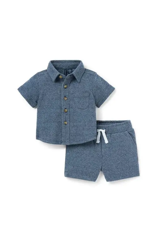 Janie And Jack Cabana Baby Set - Blue