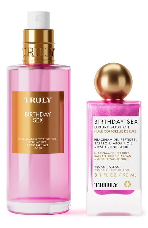 TRULY BEAUTY Birthday Sex Set $72 Value - No Color