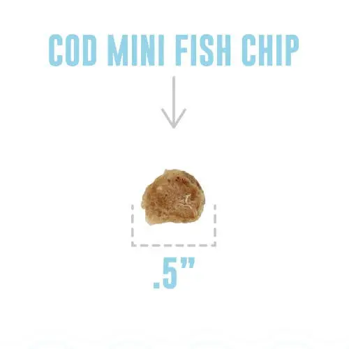 ICELANDIC+ Mini Cod Fish Chips Training Dog Treat 2.5oz Bag